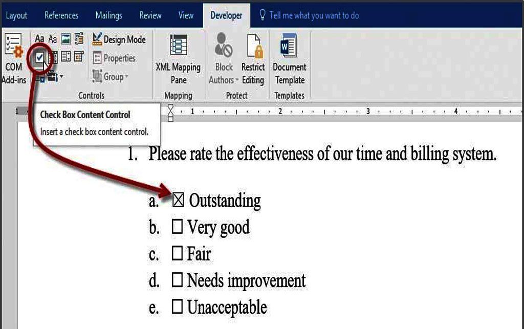 How To Enable Check Boxes In Word An Easy 5 Step Guide